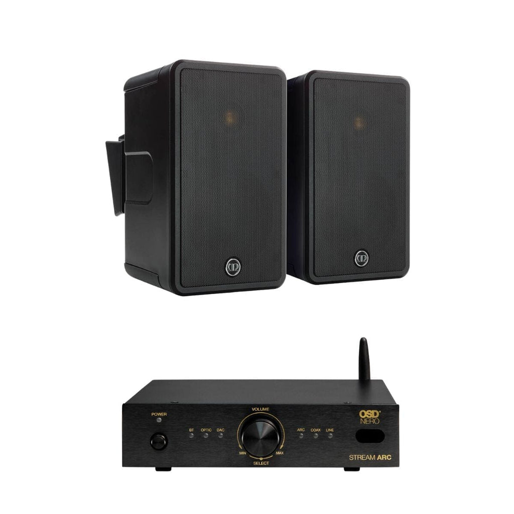 OSD Audio Nero Stream ARC Amplifier + Monitor Audio Climate 60 Outdoor ...